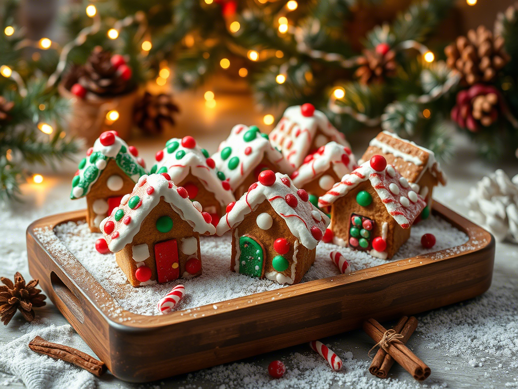 Gingerbread House Cookies - Custom Gingerbread Christmas House Cakes