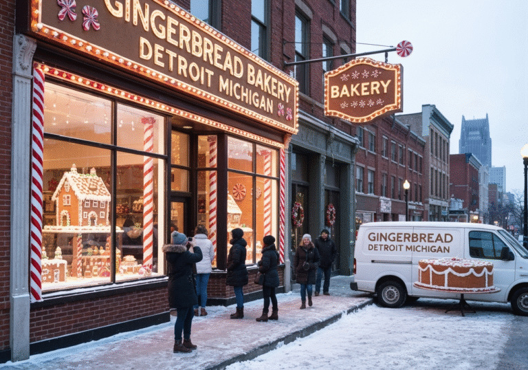Custom Gingerbread House Cakes in Detroit – Bold & Sweet Creations in ...