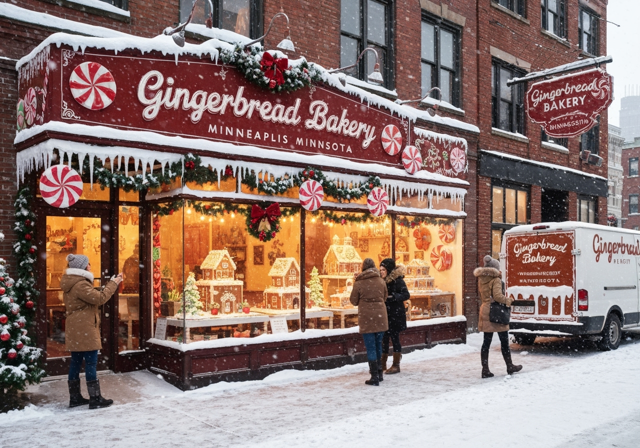 Custom Gingerbread House Cakes in Minneapolis – Cakes with Midwest ...