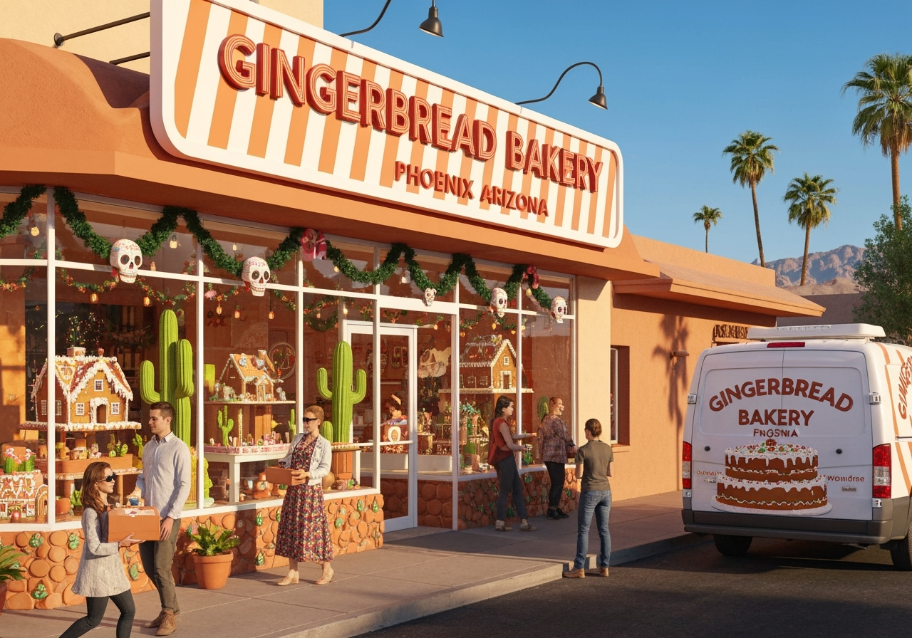 Custom Gingerbread House Cakes – Phoenix, Tempe & Scottsdale, AZ ...