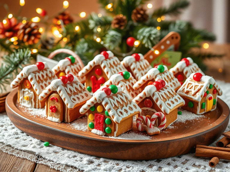 Gingerbread House Cookies - Custom Gingerbread Christmas House Cakes