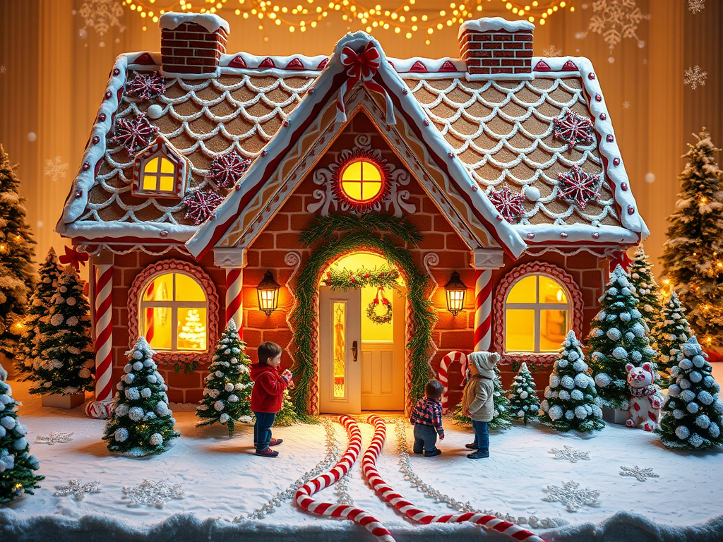 Largest Giant - Custom Gingerbread Christmas House Cakes